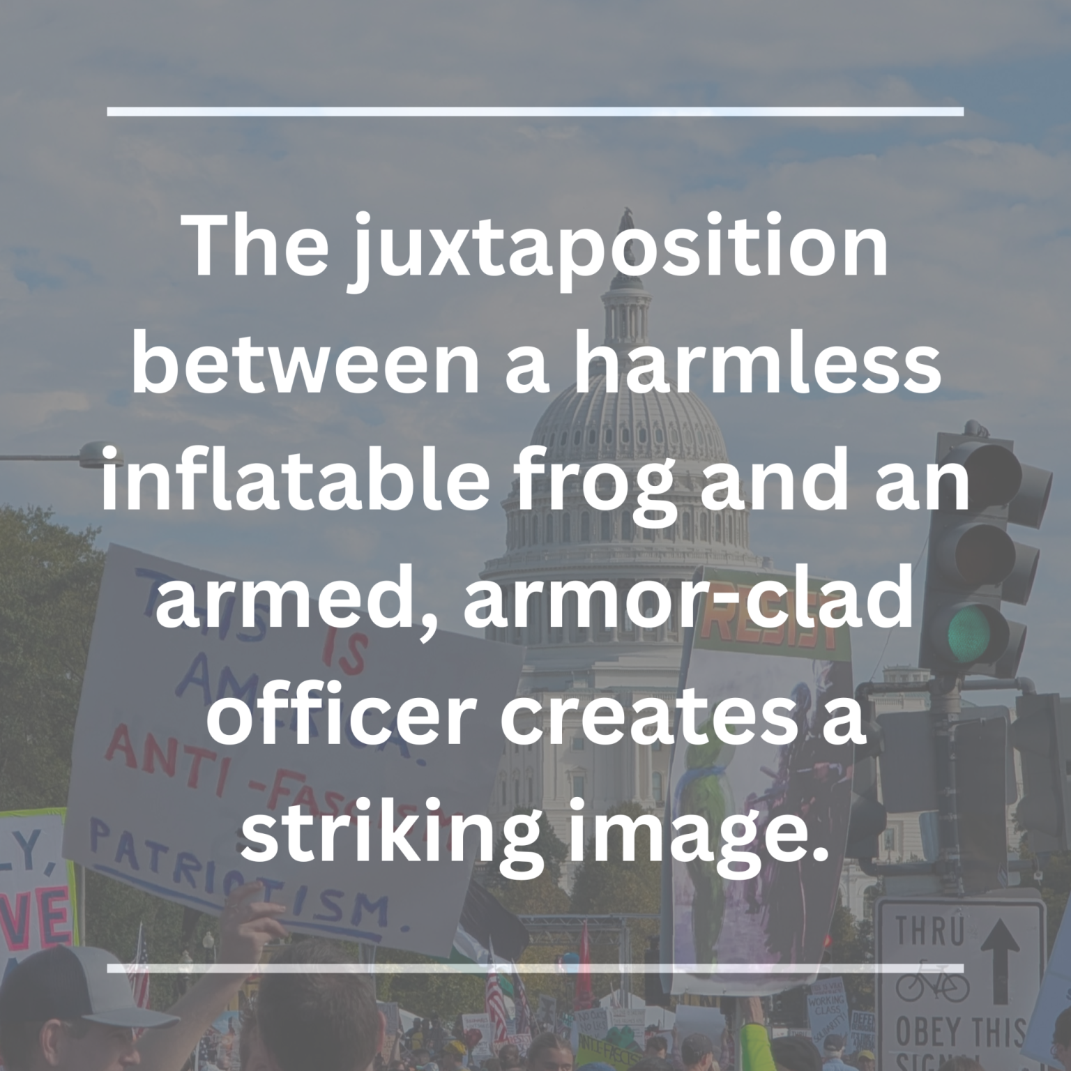 “Tactical frivolity” continues to be an effective form of protest – El ...
